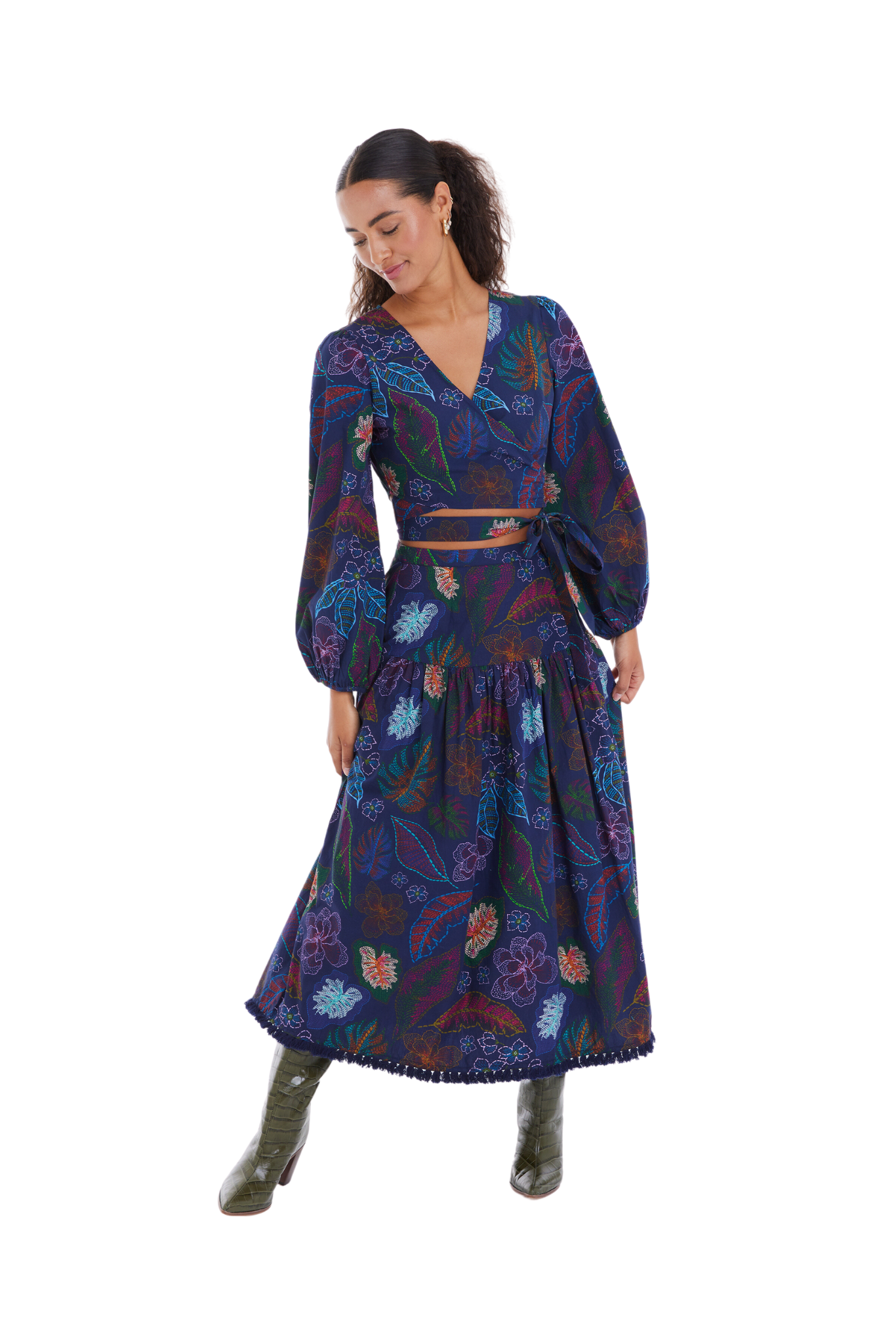 FLEUR MIDI SKIRT – ALLISON New York